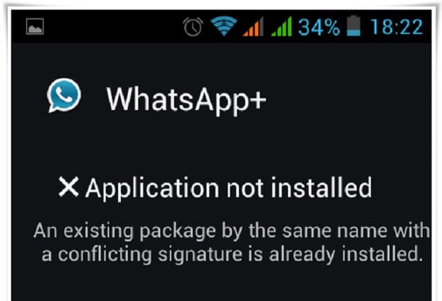 Resolve Conflicting Signature Error While Installing Apk